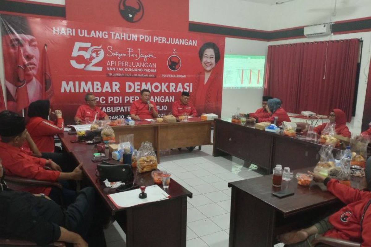 DPC PDIP Sidoarjo instruksikan kader peringati Kudatuli - ANTARA News Jawa Timur