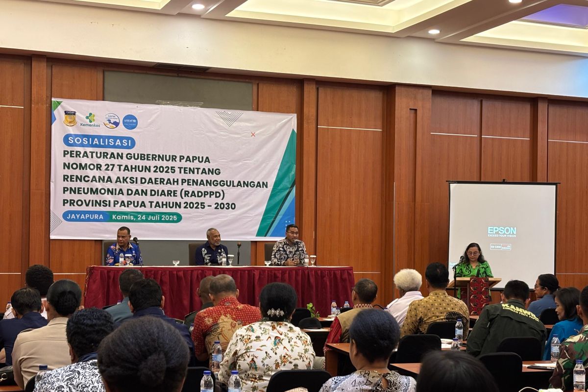 Pemprov Papua tetapkan rencana aksi mencegah Pneumonia hingga 2030 - ANTARA News Papua