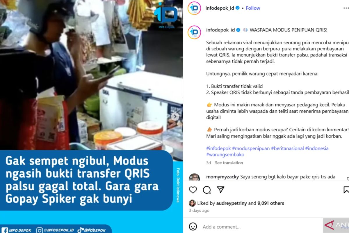 GoPay Spiker lindungi UMKM dari penipuan bukti pembayaran QRIS palsu - ANTARA News