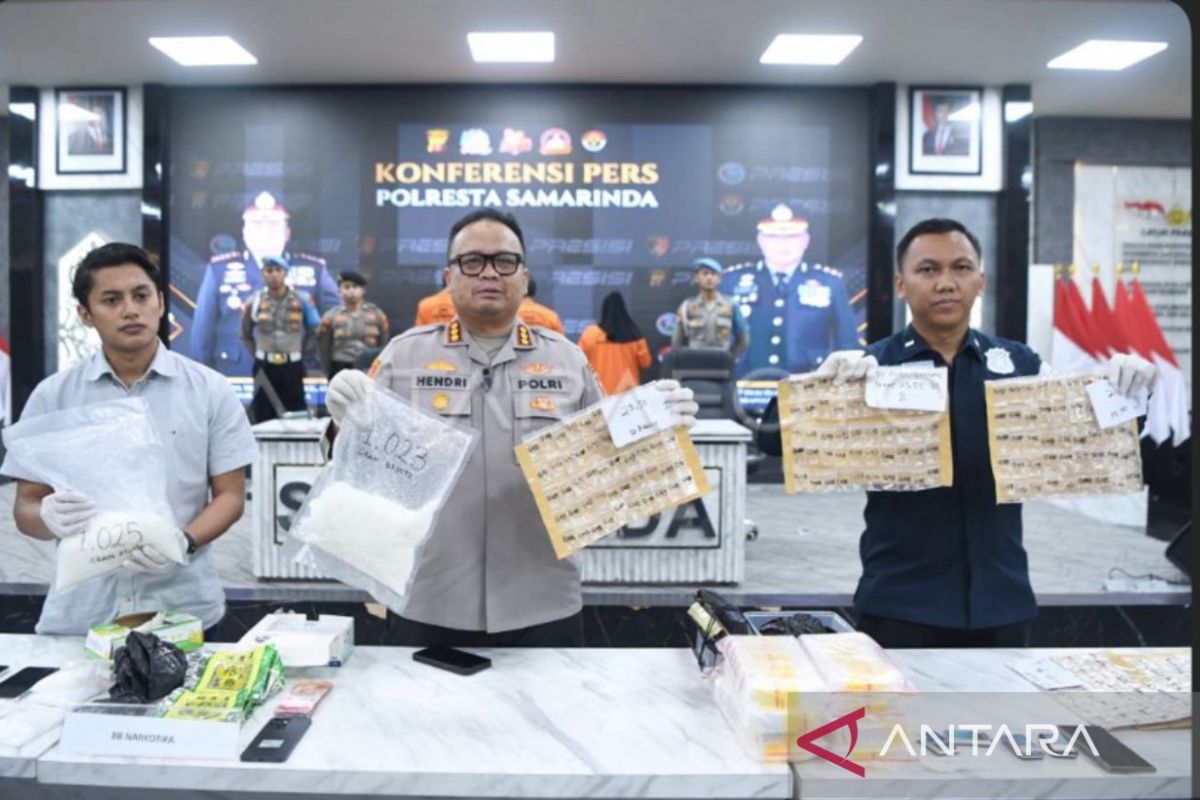 Polresta Samarinda ungkap kasus peredaran sabu 2,7 kg selama Juli - ANTARA News Kalimantan Timur