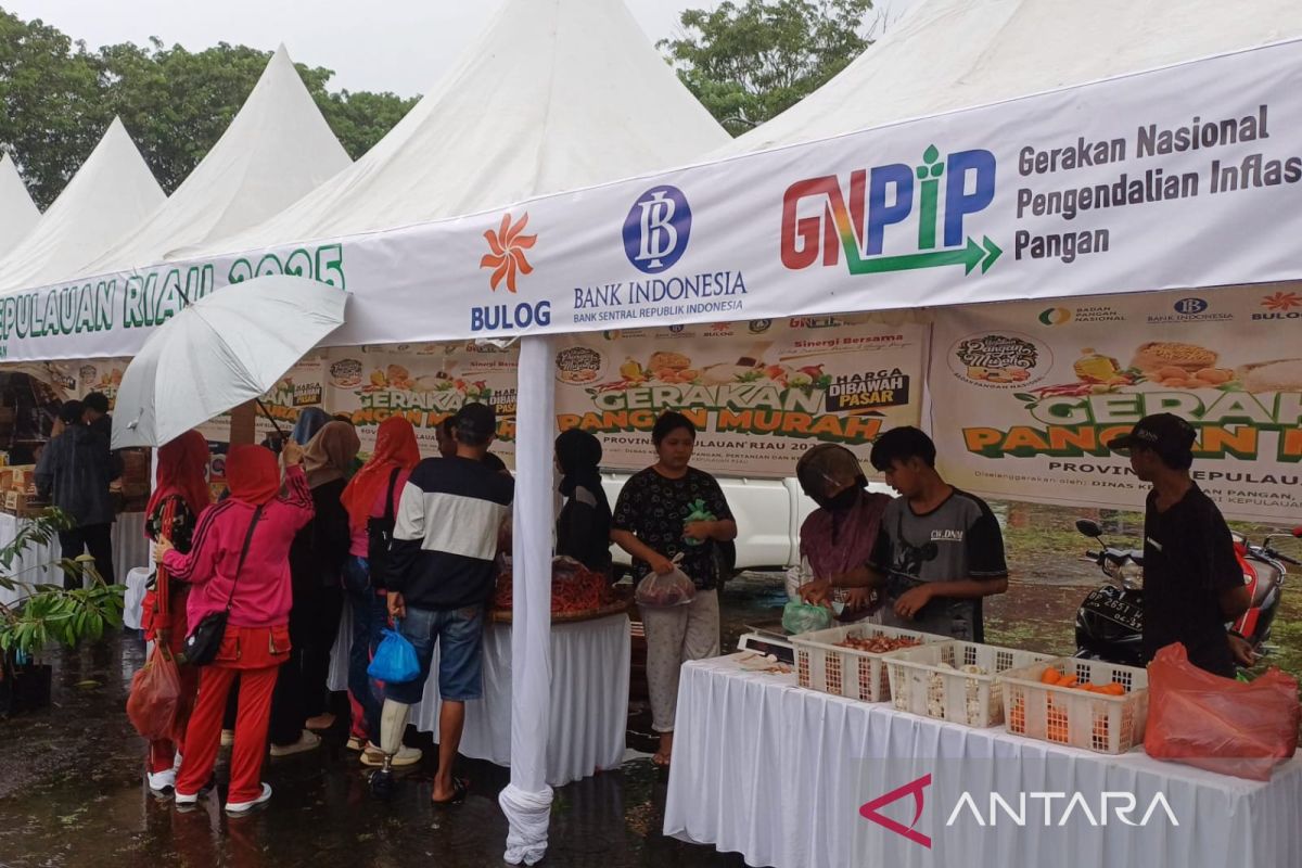 Bulog Tanjungpinang salurkan 2 ton beras SPHP dalam gerakan pangan murah - ANTARA News Kepri