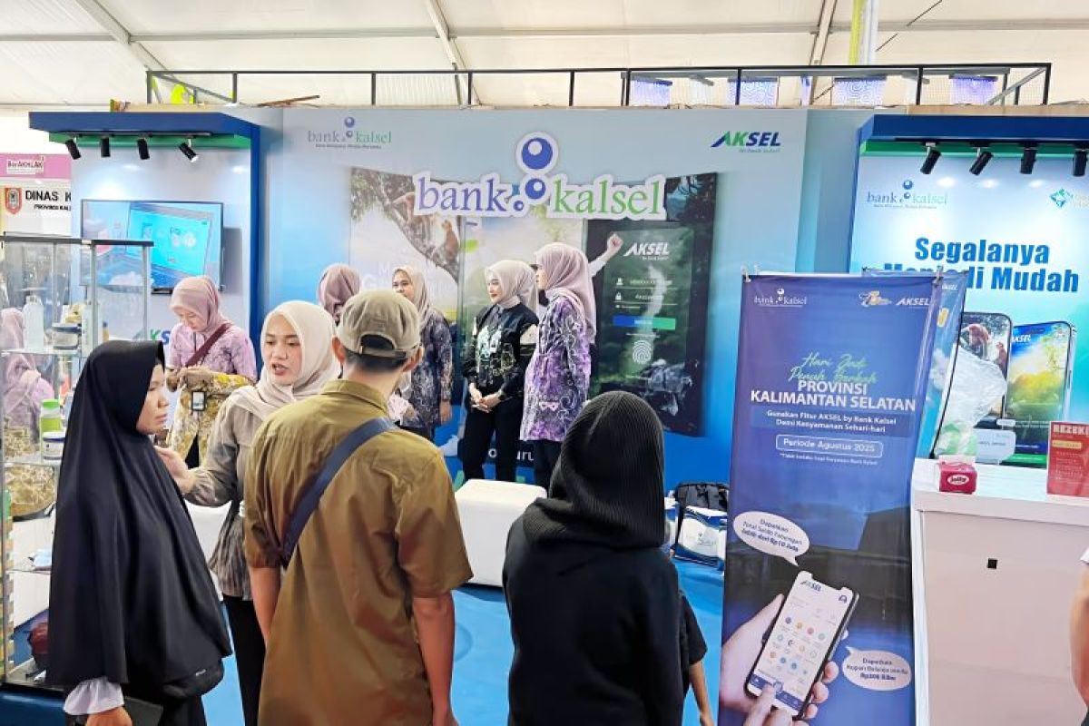 Bank Kalsel hadirkan booth atraktif, penuh kejutan di kalsel expo 2025 ...