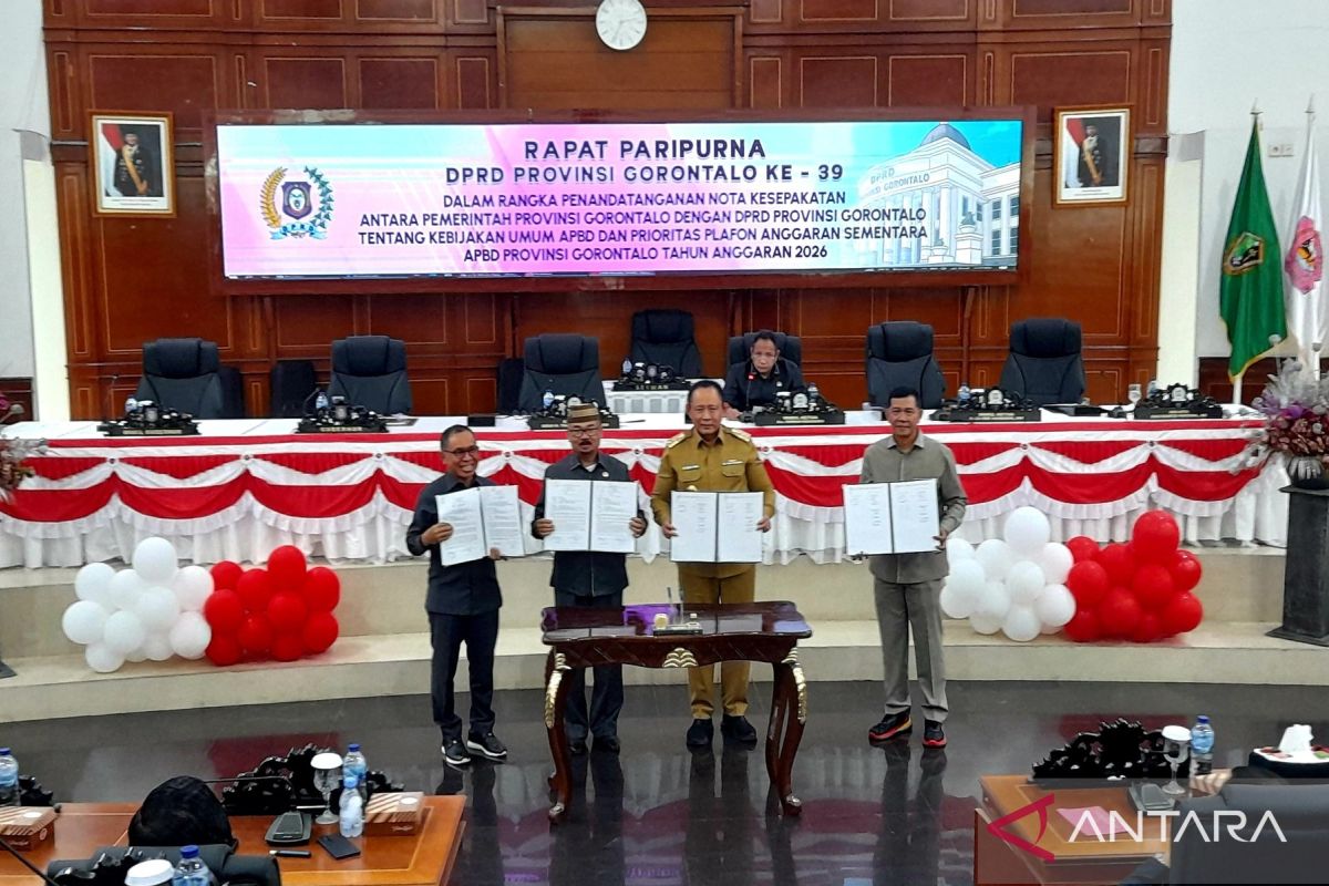 Gorontalo target raih penghargaan RAPBD 2026 dari Kemendagri - ANTARA News Gorontalo