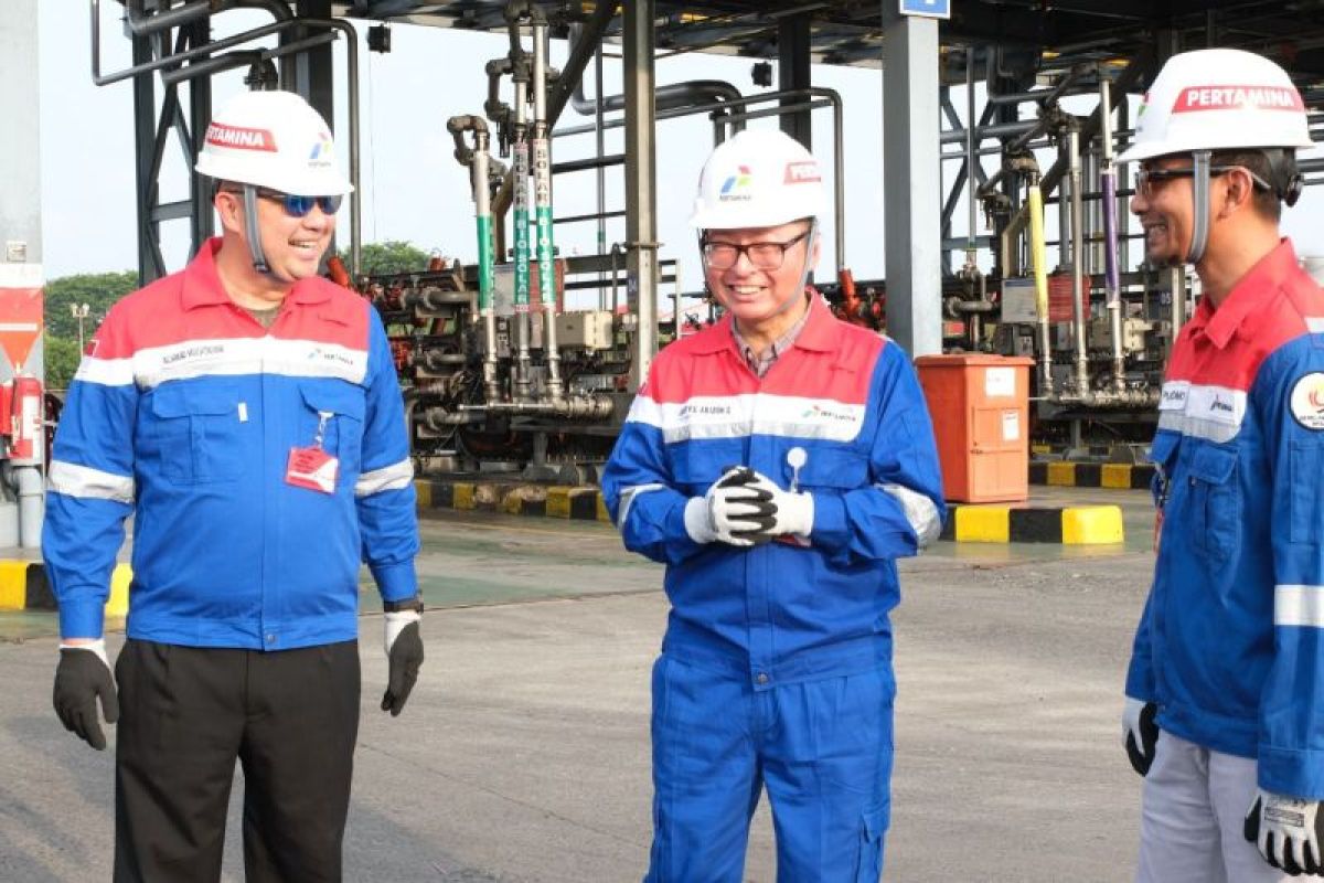 Direksi Pertamina kunjungi Integrated Terminal Jakarta - ANTARA News Megapolitan