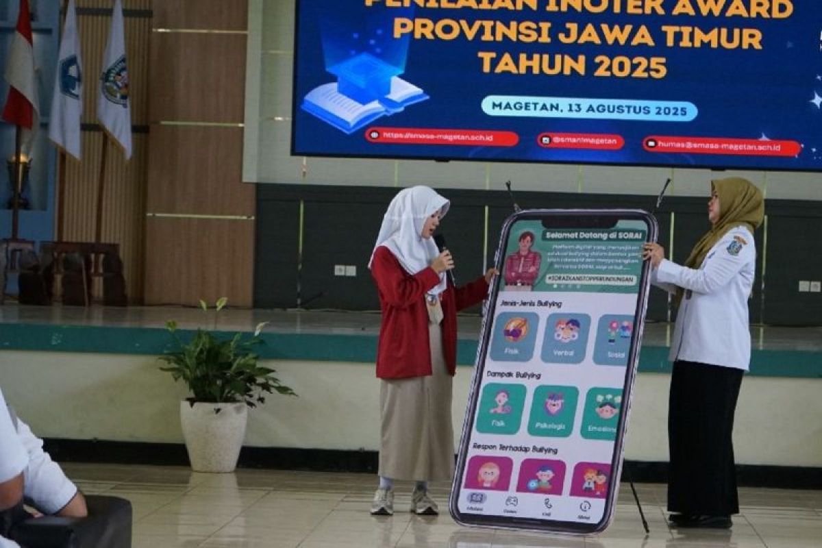 Aplikasi anti-bullying SMAN 1 Magetan masuk enam besar Inotek Jatim ...