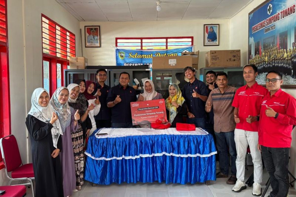 Telkomsel perkuat layanan di Puskesmas Simpang Tonang melalui bantuan ...