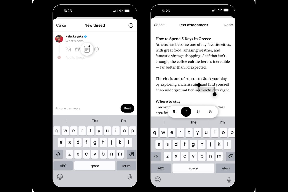 Threads kini bisa lampirkan konten teks hingga 10.000 karakter - ANTARA News