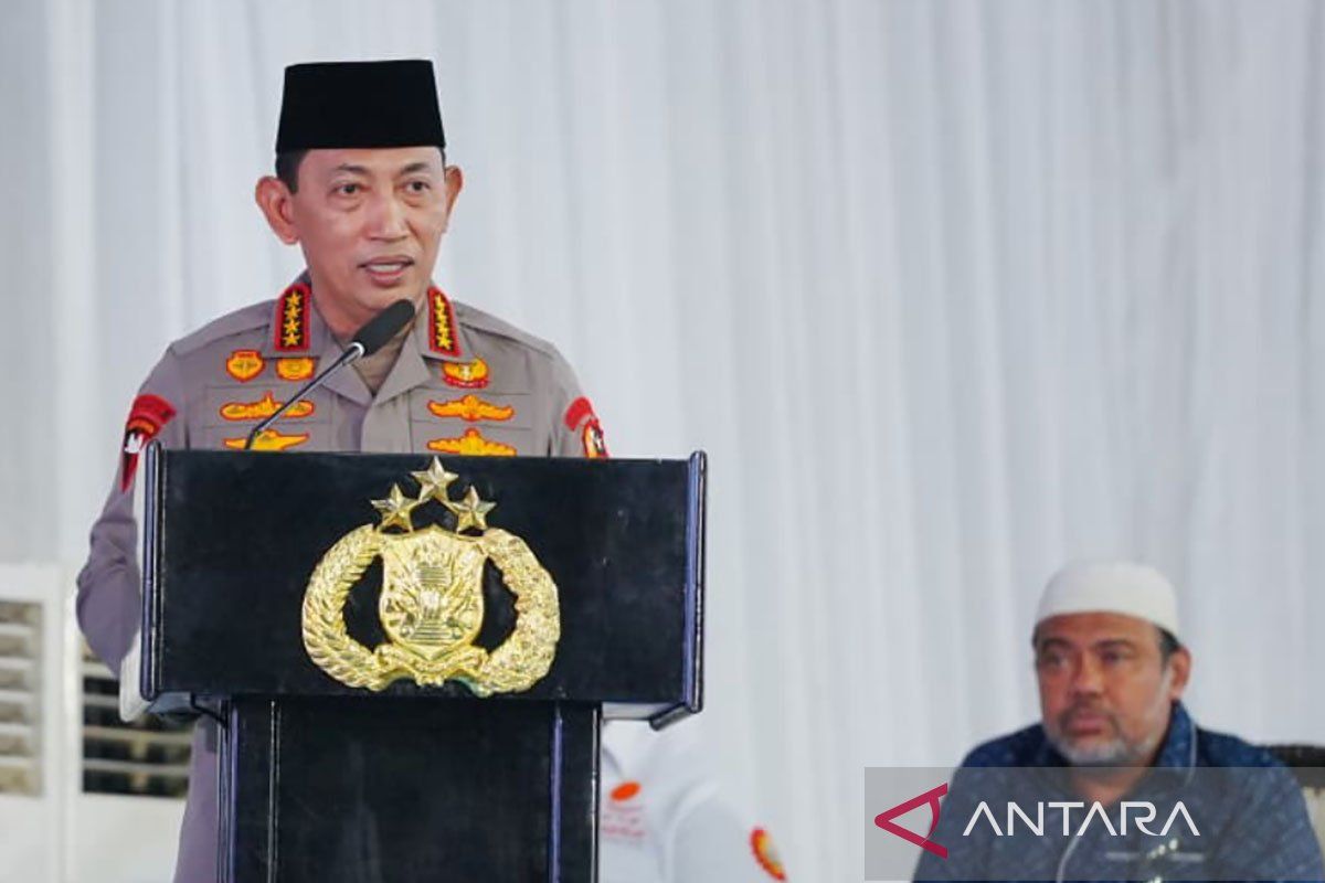 Hadiri Maulid Nabi, Kapolri ajak masyarakat jaga persatuan-kesatuan - ANTARA News