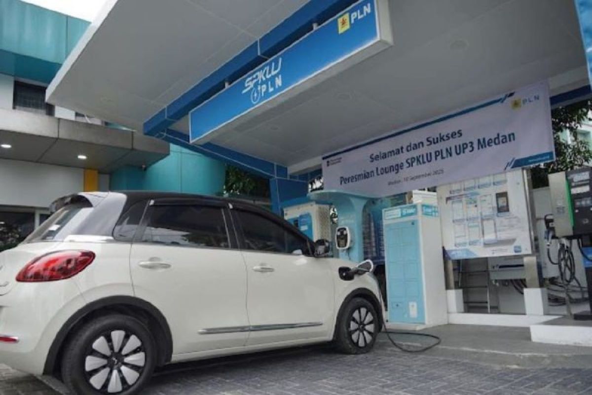 PLN Sumut: "Lounge" SPKLU Medan perkuat ekosistem kendaraan listrik - ANTARA News Sumatera Utara