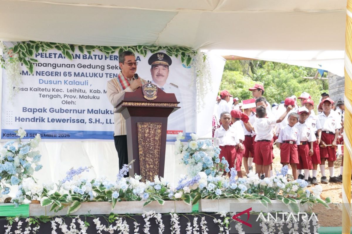 Pemprov Maluku bangun SMA 65 Malteng untuk pemerataan pendidikan ...