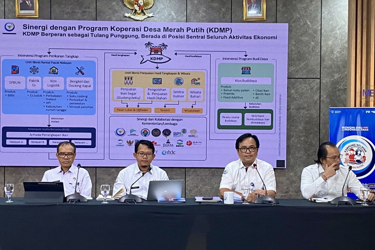 KKP tetapkan 65 lokasi awal pembangunan kampung nelayan merah putih - ANTARA News