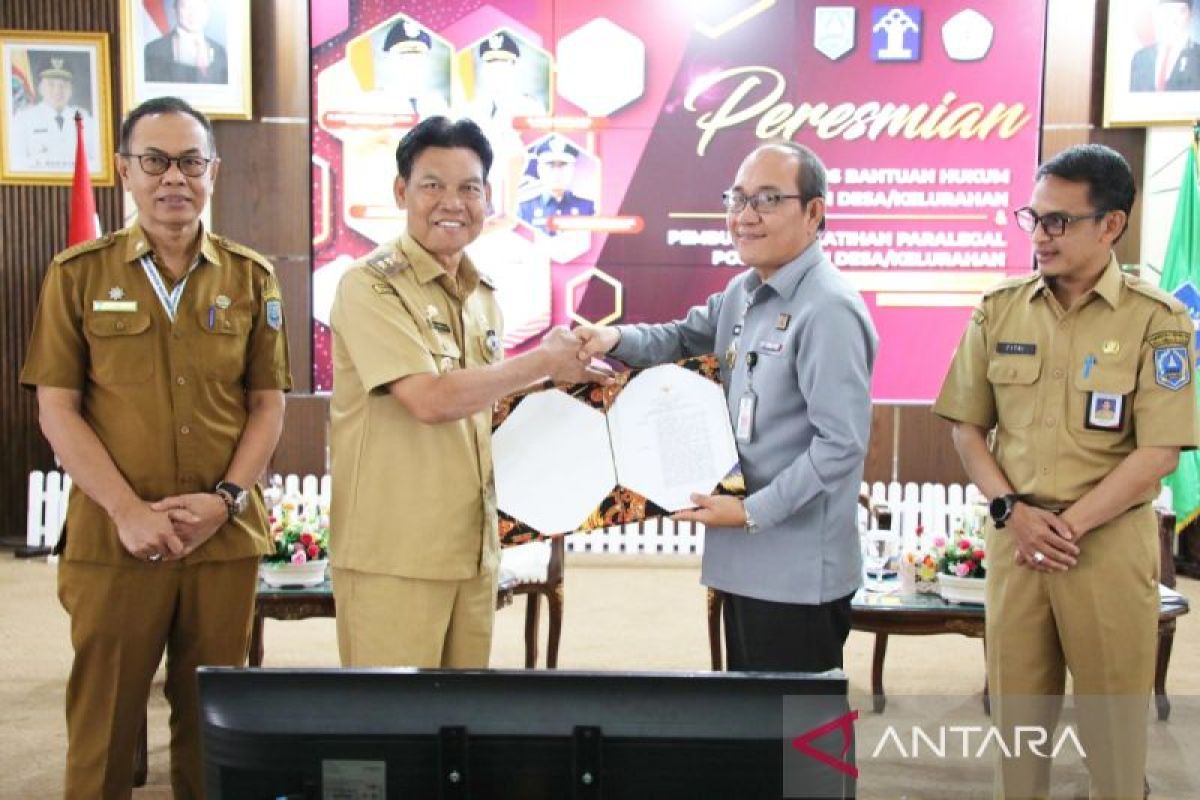 Kemenkum kawal Posbankum di seluruh desa se-Kabupaten HSS - ANTARA News Kalimantan Selatan