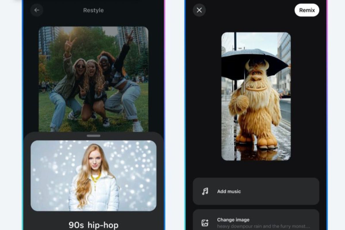 Meta luncurkan Vibes, fitur mirip Reels khusus video pendek buatan AI ...