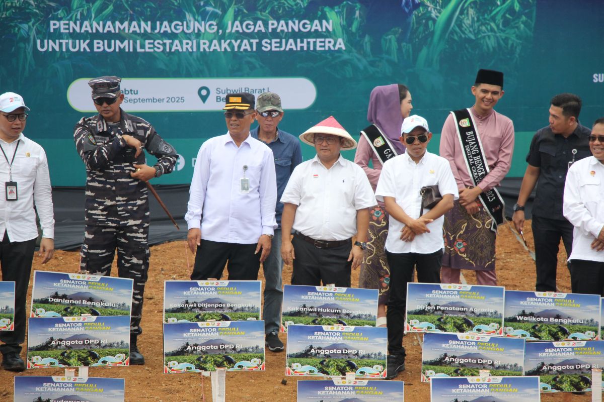 Kemenkum Bengkulu dukung program Senator Peduli Ketahanan Pangan - ANTARA News Bengkulu