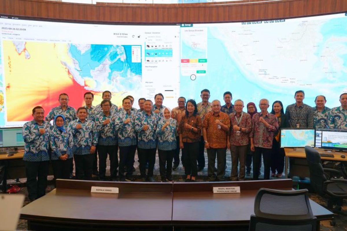 Wamen PU Apresiasi Teknologi Tahan Gempa Gedung Ina-MHEWS BMKG Garapan ...