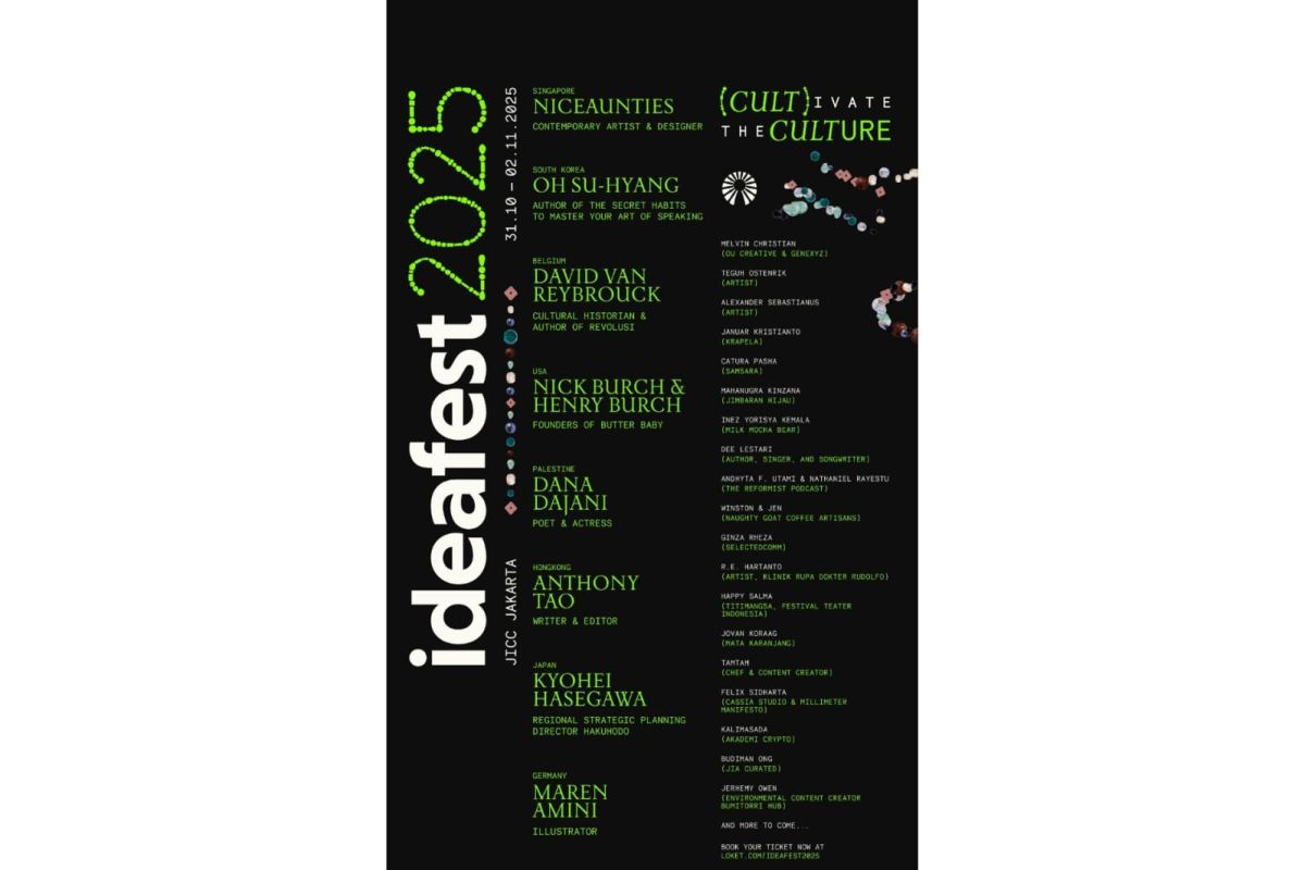 IdeaFest 2025 hadir di JICC usung tema “Cultivate the Culture” - ANTARA ...