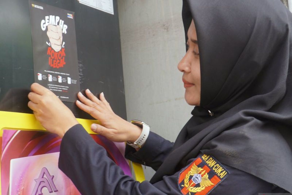 Razia peredaran rokok ilegal di warung-warung - ANTARA News