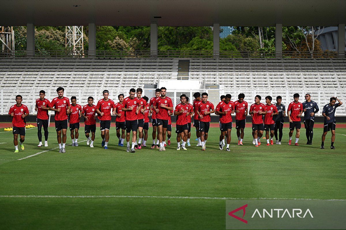 Latihan Timnas Indonesia U-22 jelang lawan Mali - ANTARA News