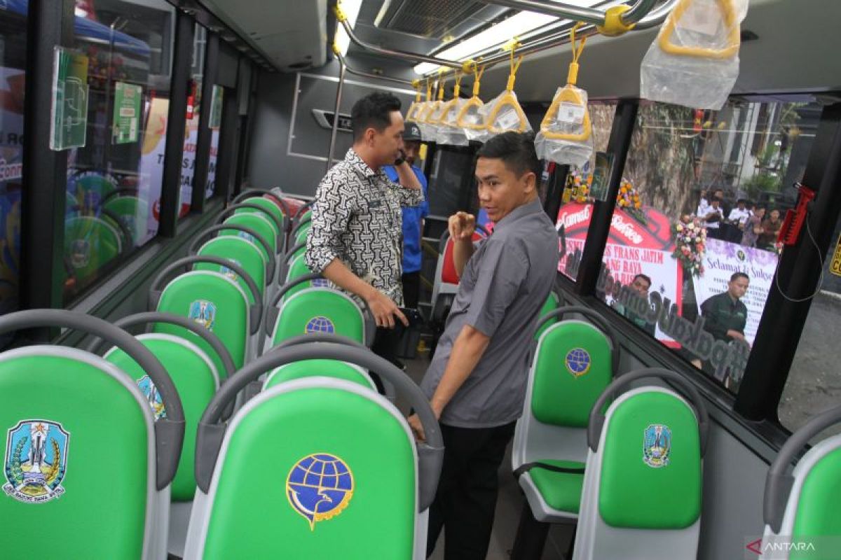 Peluncuran bus Trans Jatim - ANTARA News Jawa Timur