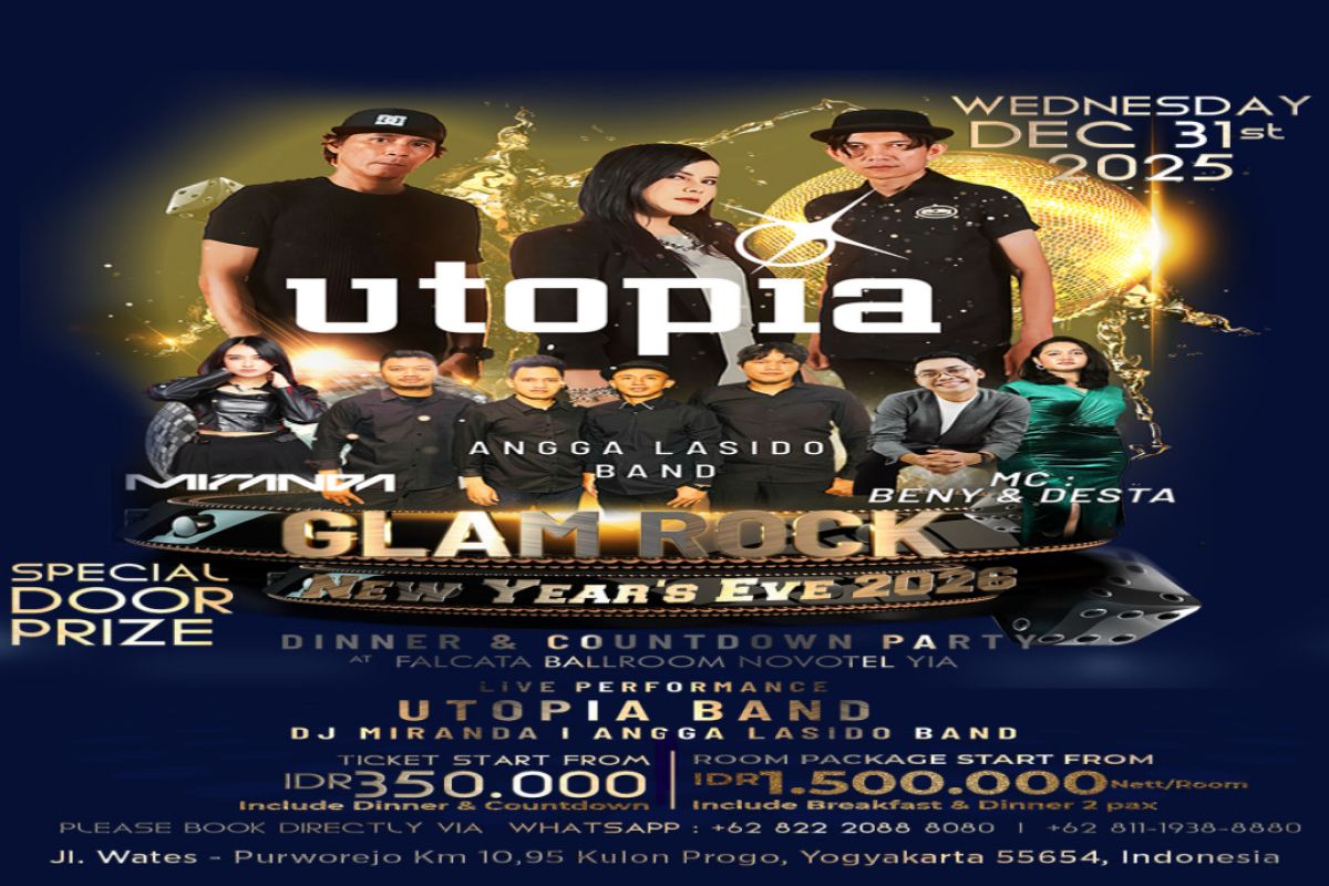 Rayakan Tahun Baru 2026 ala Glam Rock: Novotel & Ibis YIA Kulon Progo ...