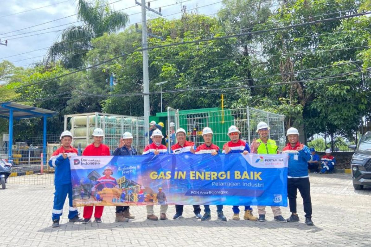 PGN pasok gas bumi ke Bumi Menara Internusa Lamongan - ANTARA News Jateng