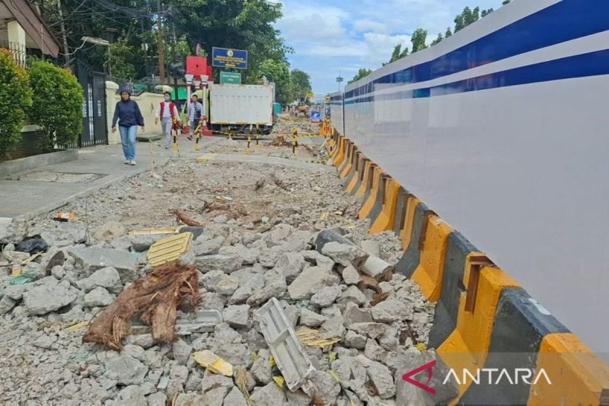 Pembangunan jalan layang Latumenten Jakbar memasuki tahap pengeboran ...