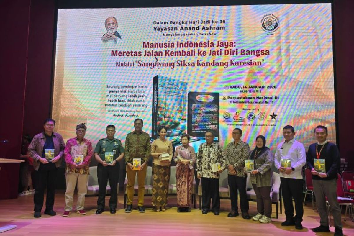 Anand Ashram ajak publik kembali ke jati diri bangsa lewat bincang ...