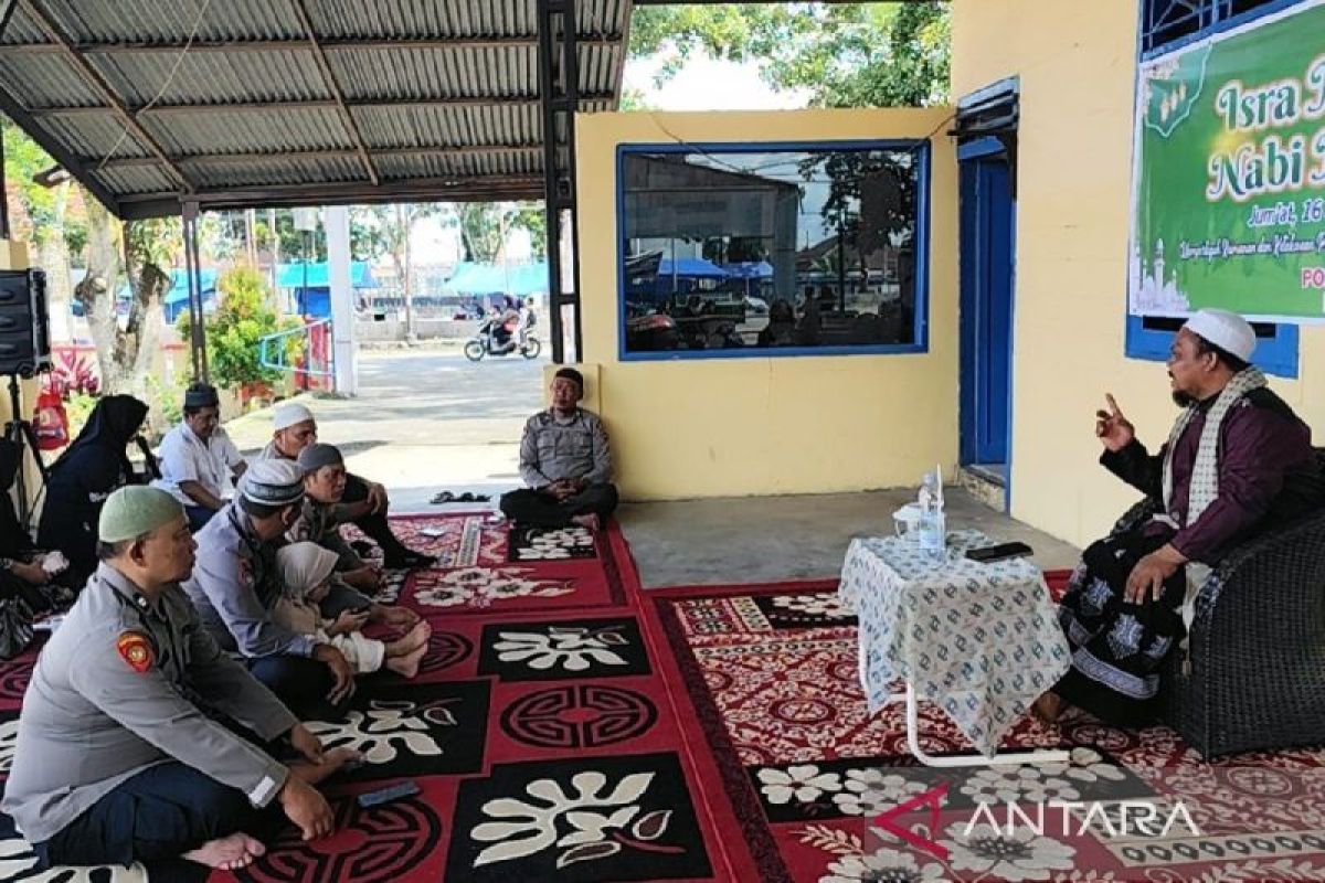 Polsek Barumun gelar peringatan Isra Mi'raj - ANTARA News Sumatera Utara