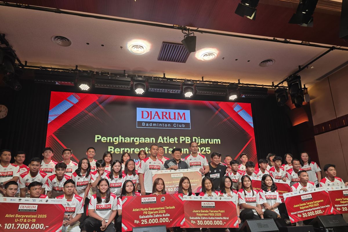 PB Djarum beri bonus Rp512 juta untuk atlet berprestasi 2025 - ANTARA News