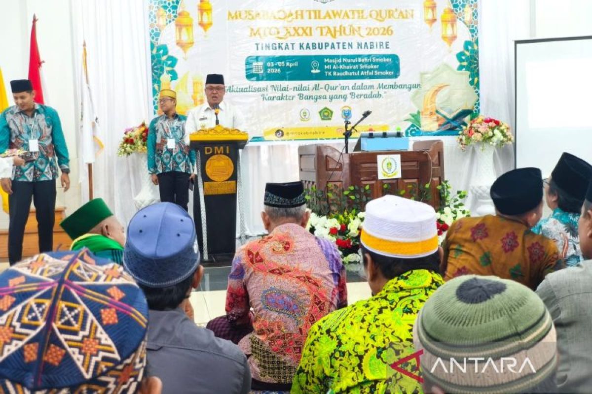 Pemkab Nabire berupaya ciptakan generasi Qurani melalui MTQ - ANTARA ...