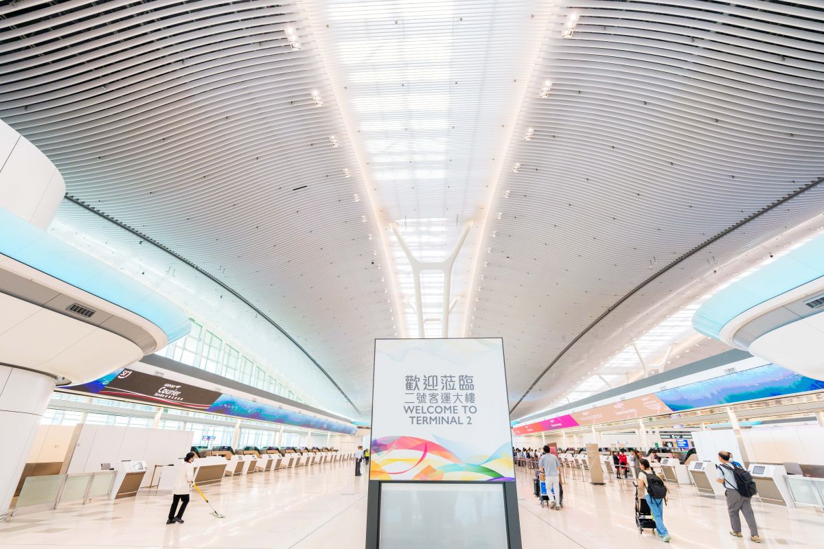 Fasilitas baru terminal 2 Bandar Udara Internasional Hong Kong dibuka ...