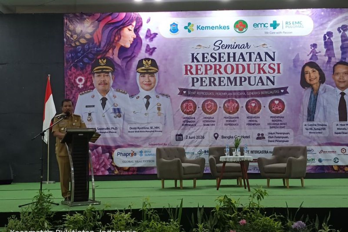 Wali Kota Pangkalpinang ajak perempuan peduli kesehatan reproduksi ...