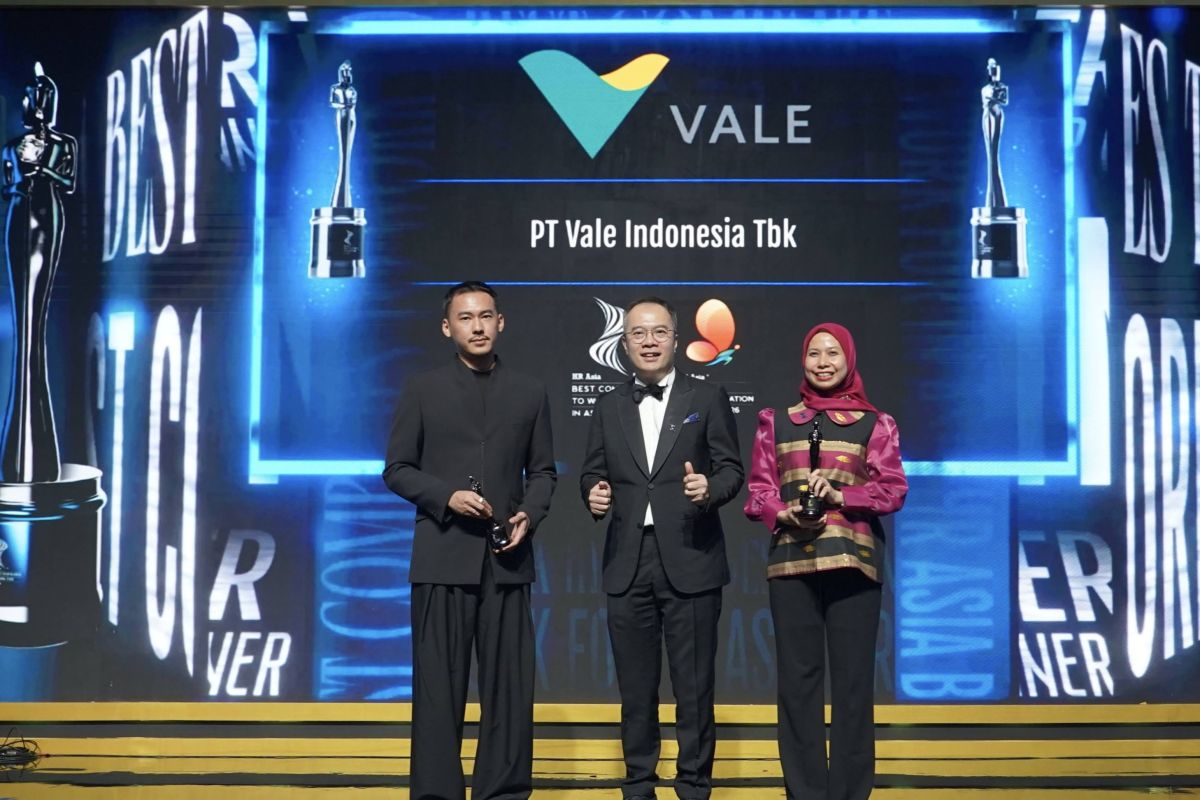 PT Vale raih dua penghargaan HR Asia Best Companies to Work - ANTARA ...