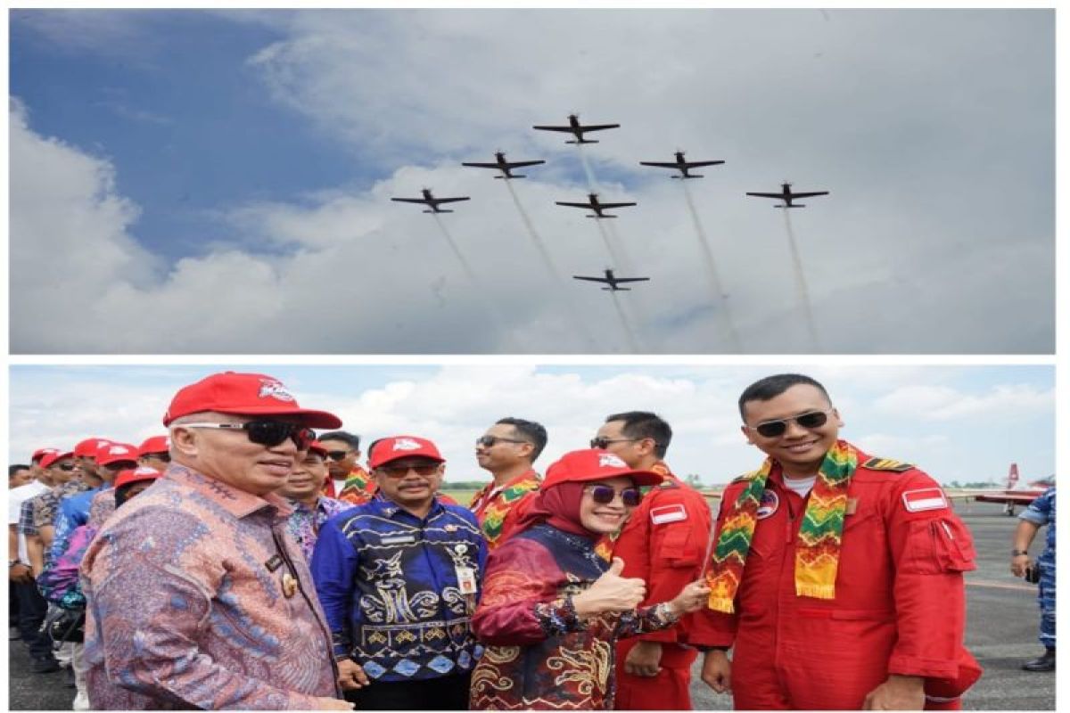 Pemkab Kotabaru hadiri Open Base Jupiter Aerobatic Team di Lanud ...