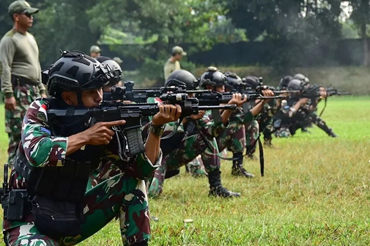 Personel Marinir asah kemampuan menembak sebelum ikut RIMPAC di AS ...