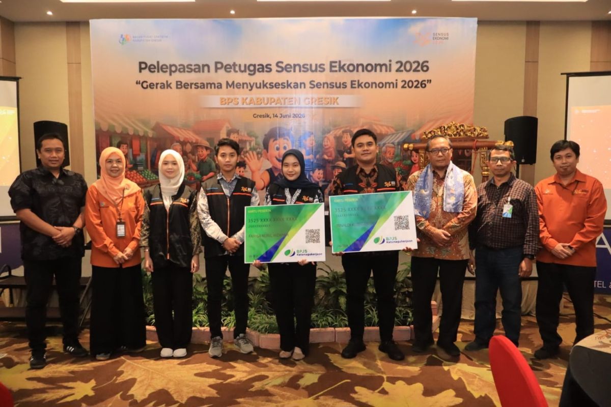 BPS Gresik kerahkan 1.095 petugas untuk Sensus Ekonomi 2026 - ANTARA ...