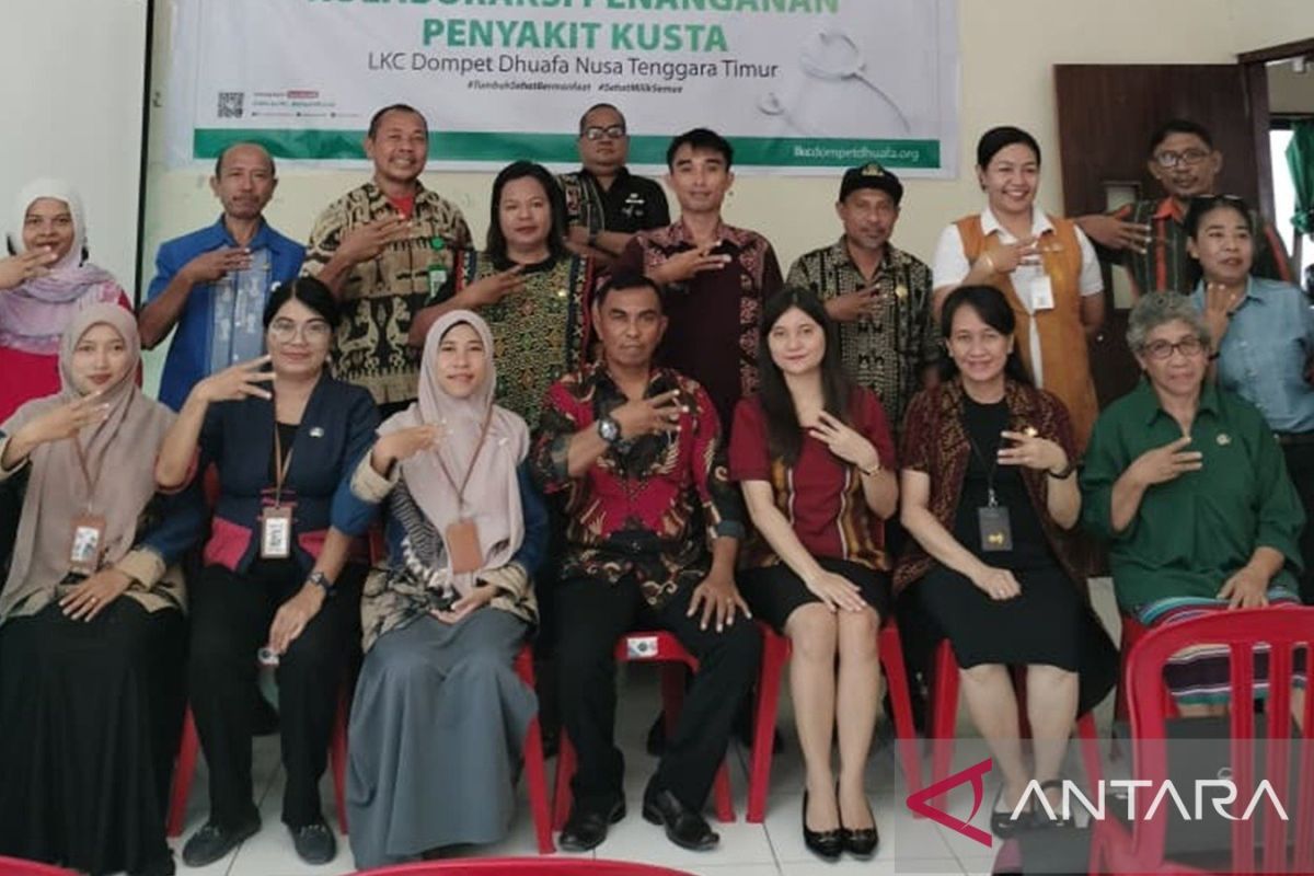 LKC Dompet Dhuafa NTT perkuat kolaborasi penanganan kusta - ANTARA News ...