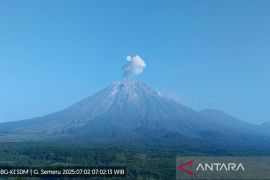 Gunung Semeru erupsi dengan tinggi letusan 800 meter - ANTARA News