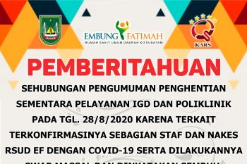 Kumpulan Berita Rsud Embung Fatimah Buka Pelayanan Kembali - ANTARA ...