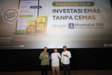 Bank Muamalat permudah akses pembiayaan emas lewat Muamalat DIN - ANTARA News