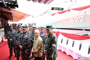 KSAL resmikan kapal baru TNI AL yaitu KRI Belati-622 - ANTARA News