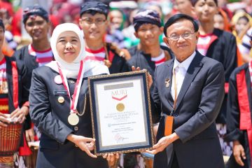 Dua rekor Muri jadi kado istimewa HUT ke-80 Jatim - ANTARA News Megapolitan
