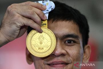 Kumite beregu putra Indonesia sumbang perak SEA Games 2025 - ANTARA News