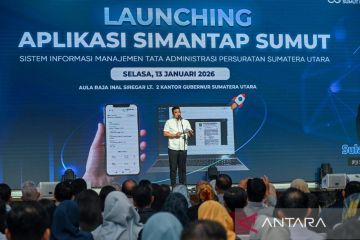 Gubernur Sumut luncurkan aplikasi Simantap Sumut - ANTARA News Sumatera ...
