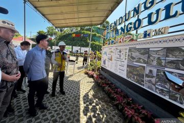 Gibran inspects 95 percent complete Bulango Ulu Dam in Gorontalo ...