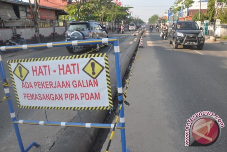 PDAM Pasang Jaringan Pipa - ANTARA News Kalimantan Selatan