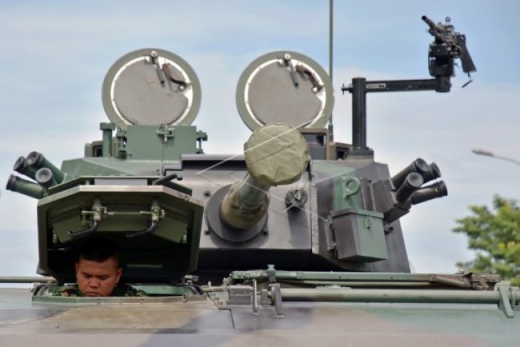 Panser Tarantula TNI AD - ANTARA News Kalimantan Barat