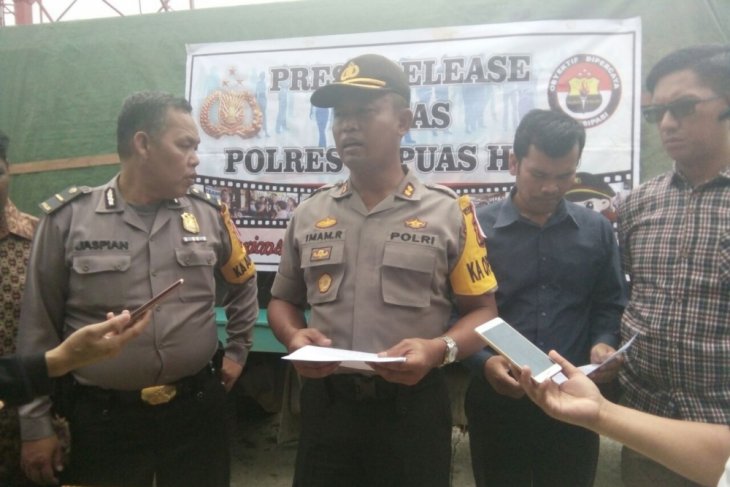 Polres Kapuas Hulu Gagalkan Penyelundupan Kayu Tujuan Pulau Jawa