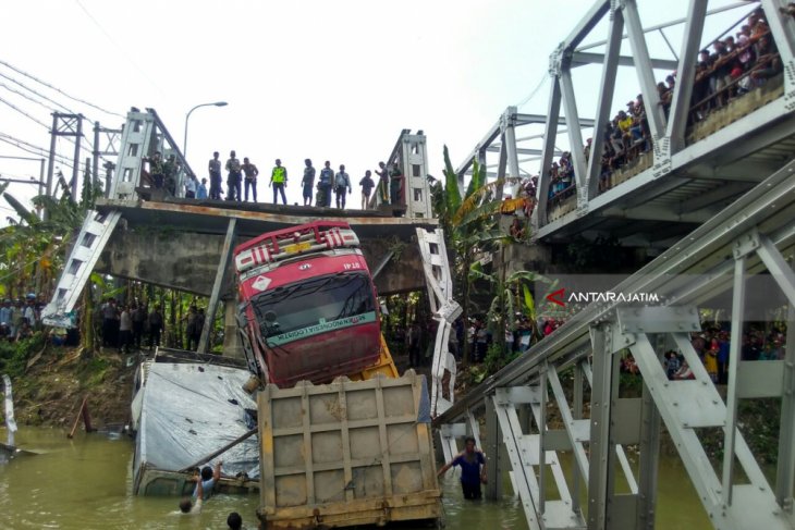 Jembatan Widang Ambrol Berada di Sisi Barat (Video) - ANTARA News Jawa ... Jembatan Widang Ambrol Berada di Sisi Barat (Video) - ANTARA News Jawa ...