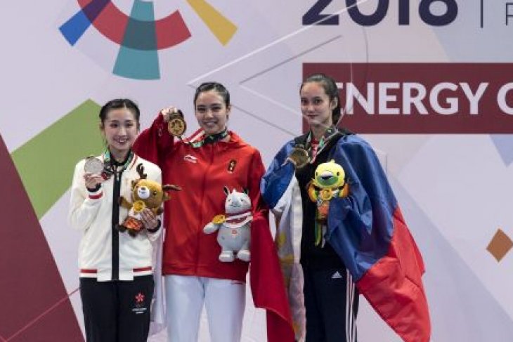 Asian Games Lindswell Persembahkan Emas Bagi Indonesia Antara News